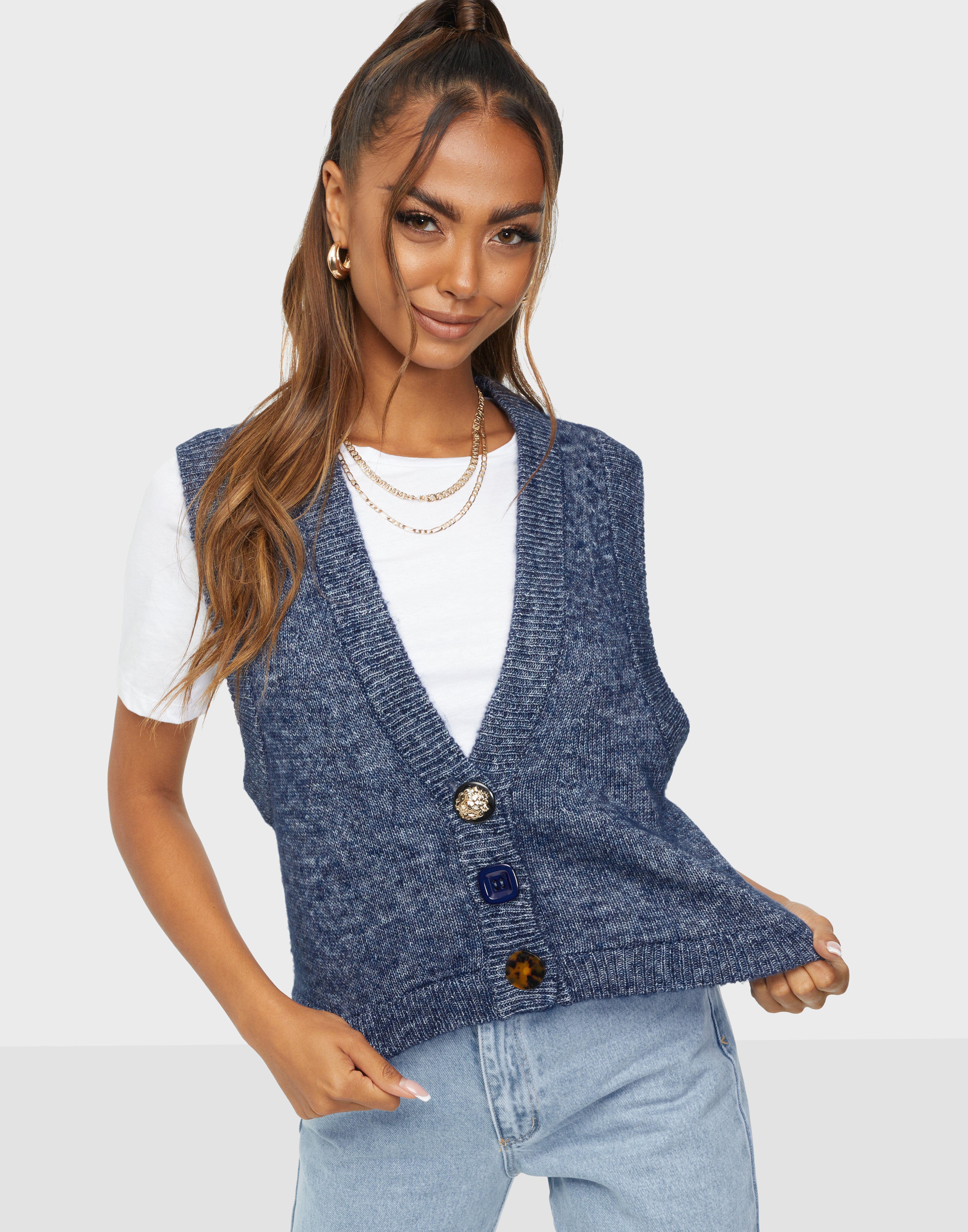 ROWLAND Knitted Cardigans Indigo Munthe - Nelly.com
